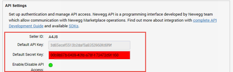 API Access Authorization - Requesting API Credentials - Newegg ...