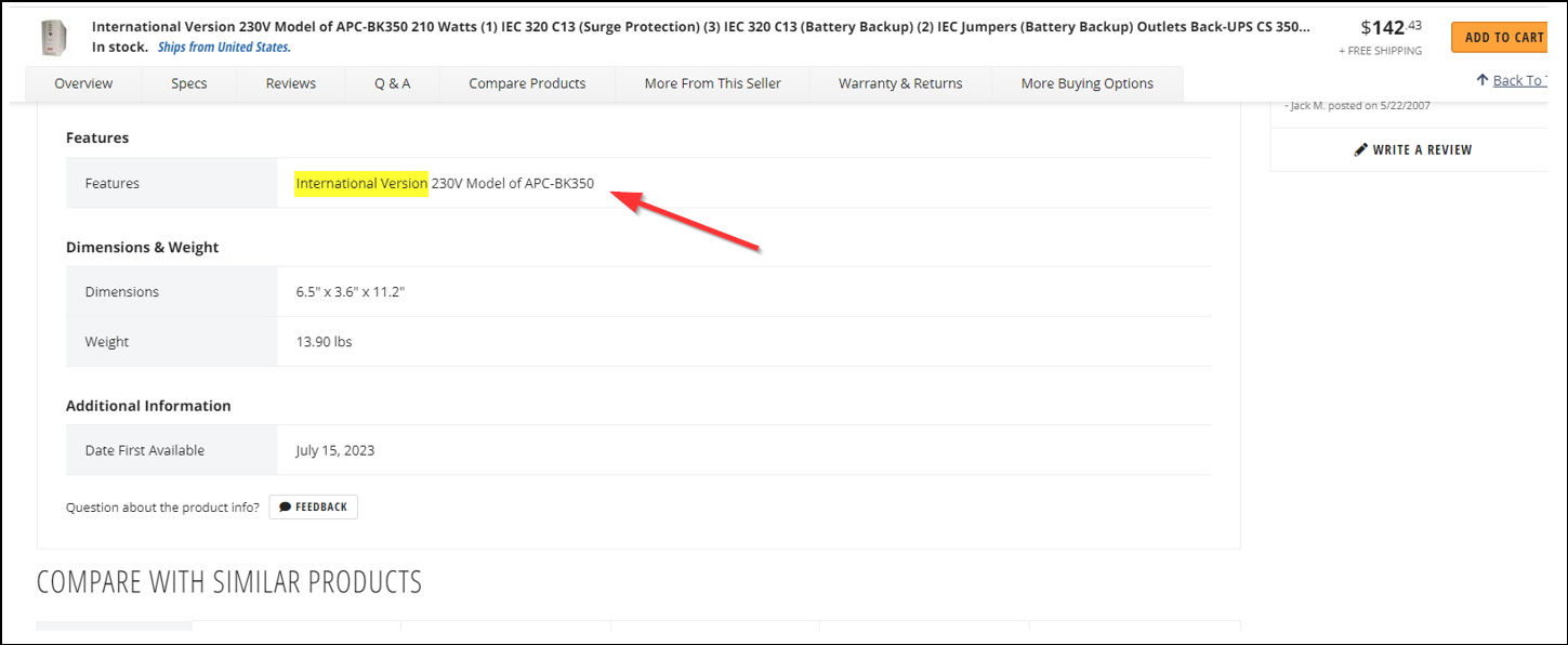 Inaccurate Content and International Version Products Listing Policy ...