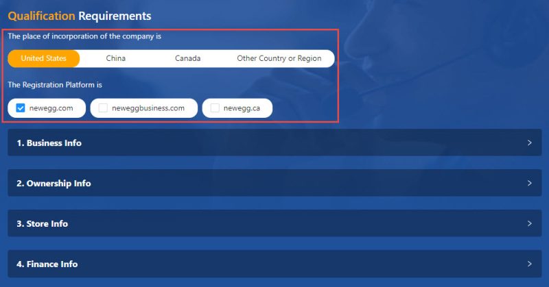 Seller Account Registration - Newegg Marketplace Seller Academy
