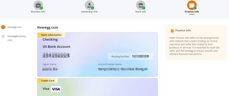 Seller Account Registration - Newegg Marketplace Seller Academy
