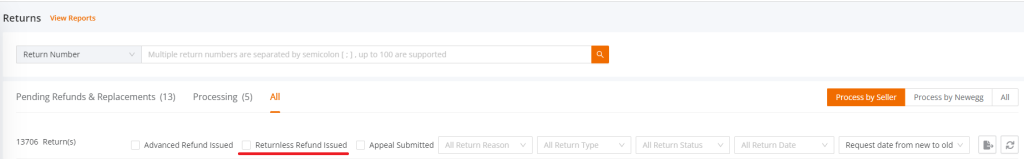 Create Return Merchandise Authorization and Returnless Refund 3.0 ...