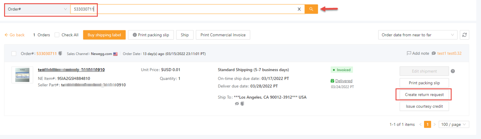 Create Return Merchandise Authorization and Returnless Refund 3.0 ...
