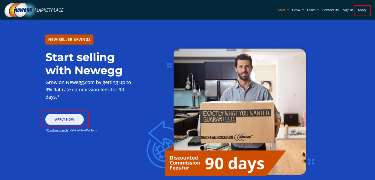 Seller Account Registration - Newegg Marketplace Seller Academy