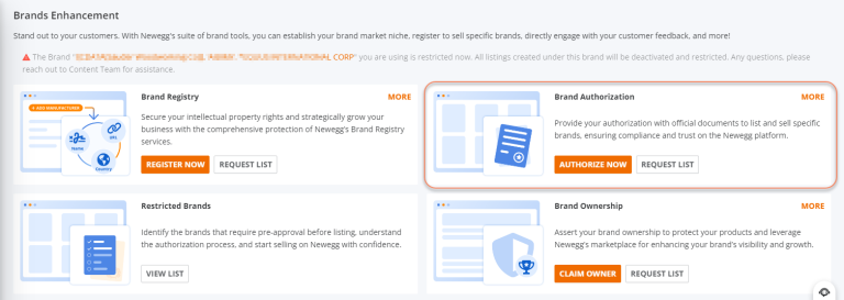 Brand Authorization and Syndicated Reviews - Newegg Marketplace Seller Academy