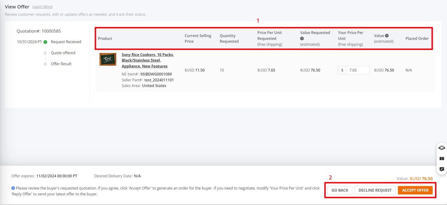 B2C Offer Management - Newegg Marketplace Seller Academy